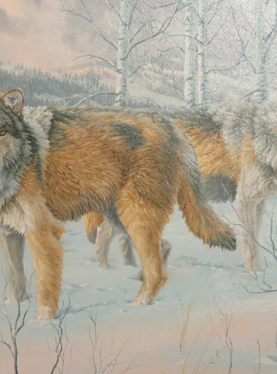 "Phantoms" Original oil painting by Jerry Johnson. Wildlife art for ...